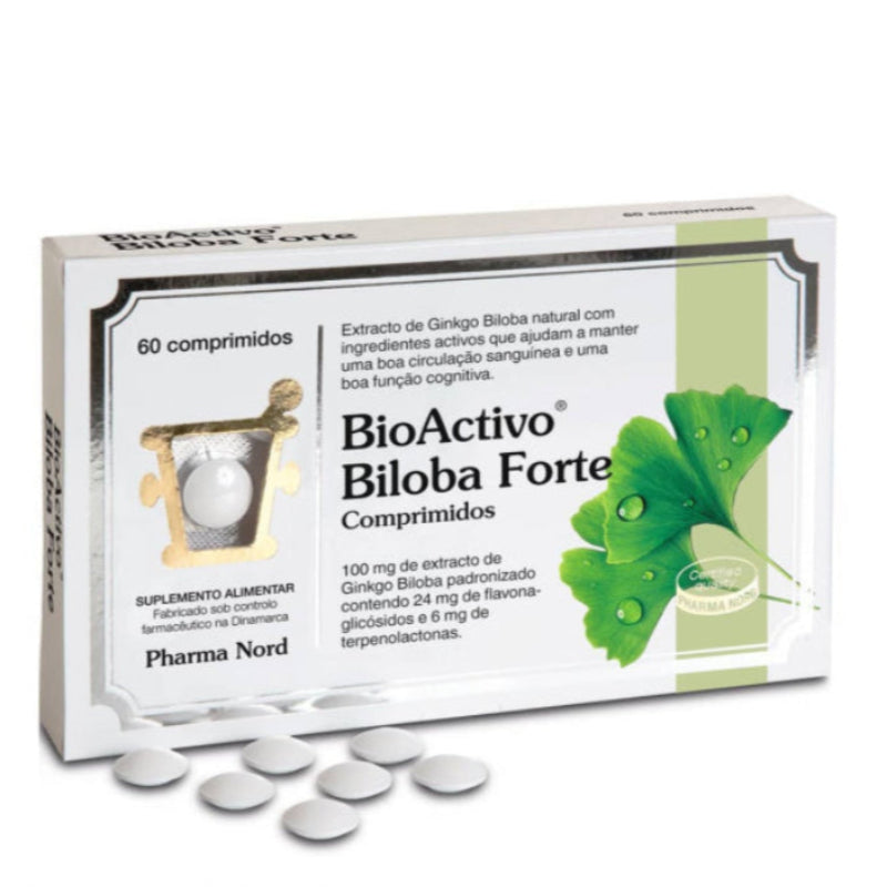 Bioactivo Biloba Forte 100mg 60 Comprimidos – Bairro da Saúde